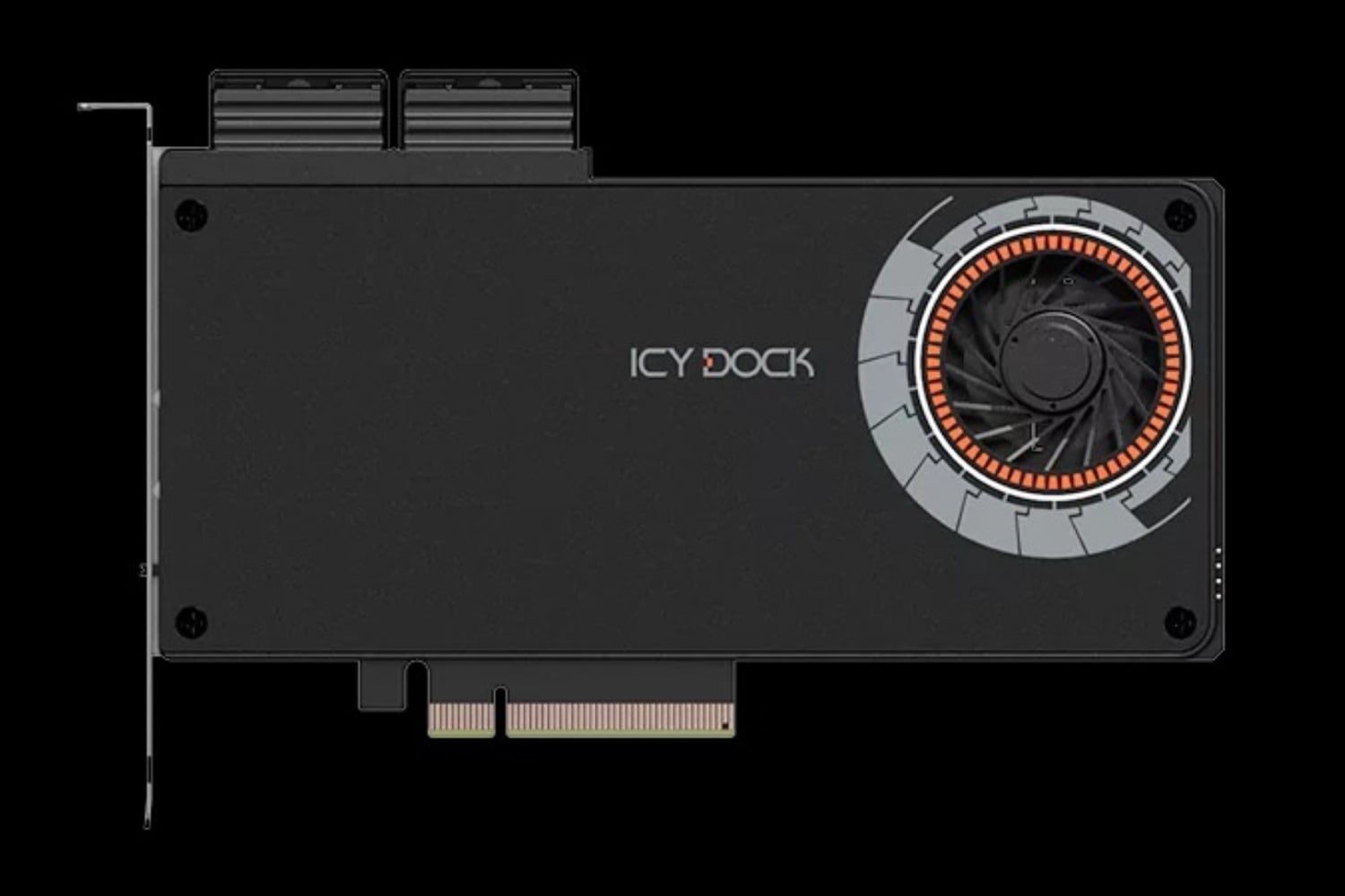 ICY DOCK teases PCIe 5.0 M.2 SSD add-in card with active cooling tech ...