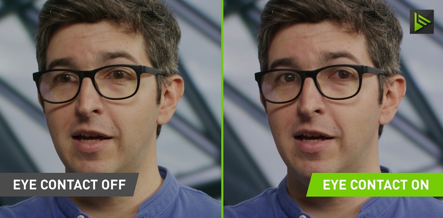 NVIDIA Broadcast's new AI powered Eye Contact makes sure your eyes are ...