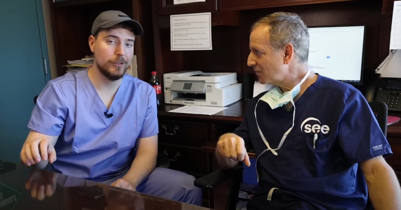 MrBeast gives eyesight to 1,000 people, then gets attacked on Twitter