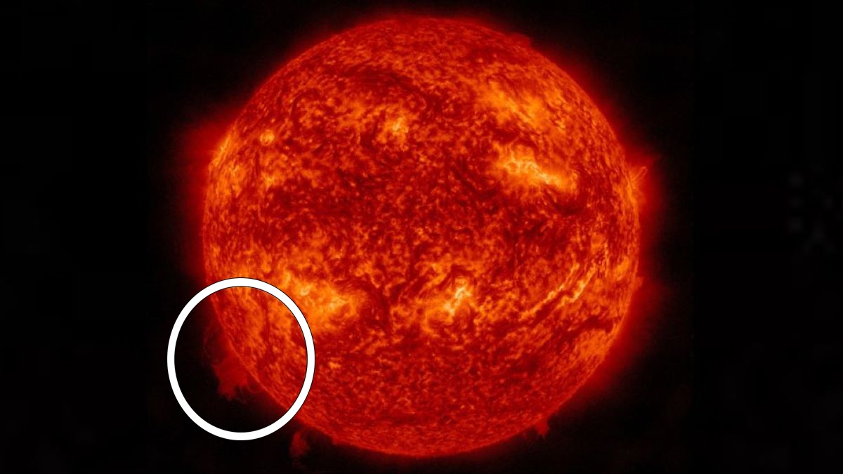 Astrophotographer captures 60,000-mile-high plasma wall falling down on ...