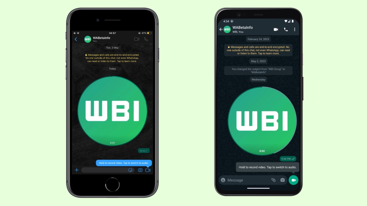 WhatsApp is testing a new video messaging feature with users WhatsApp is testing a new video messaging feature with users
