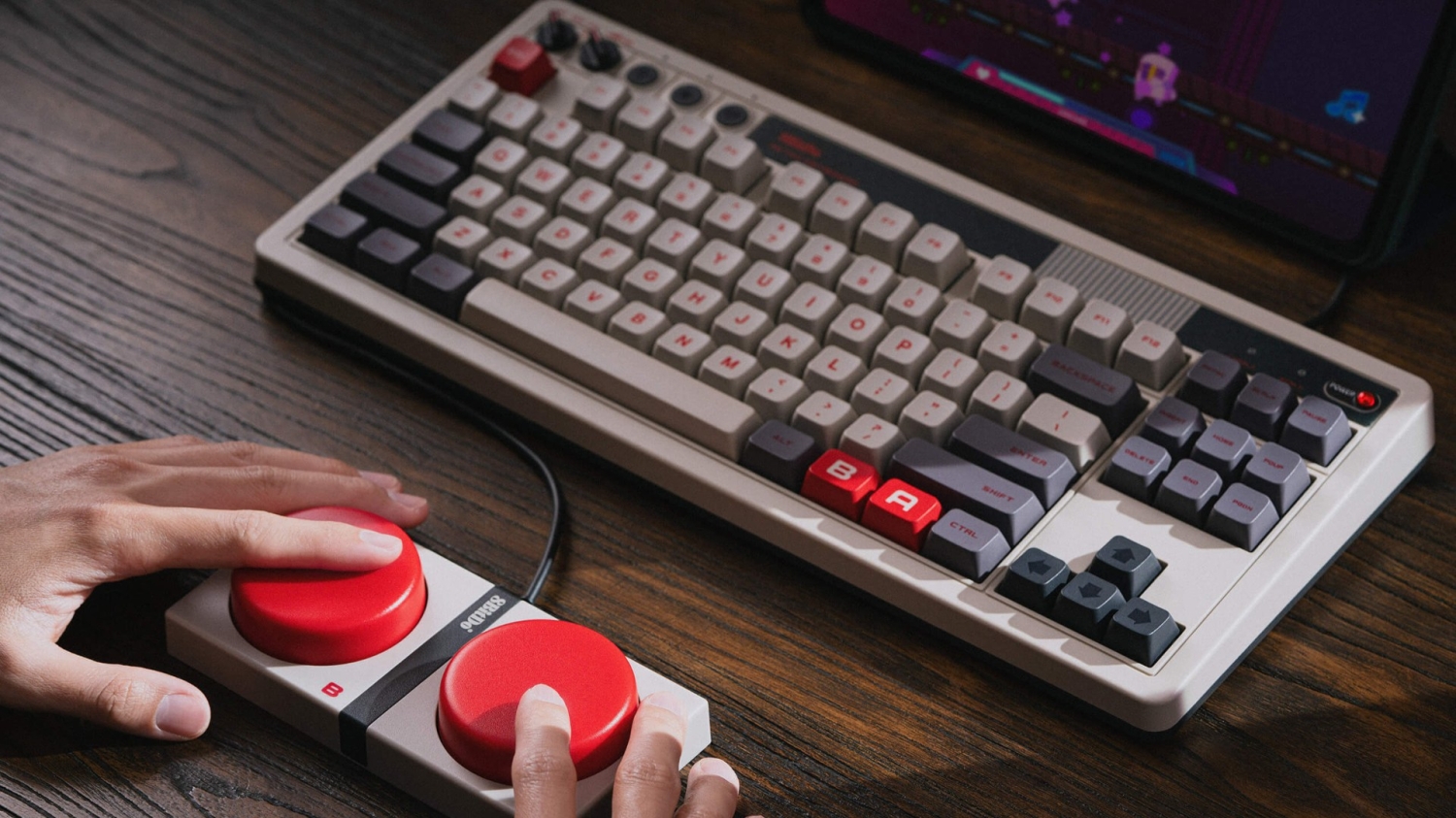 This NES-inspired keyboard from 8BitDo looks fantastic and it comes ...