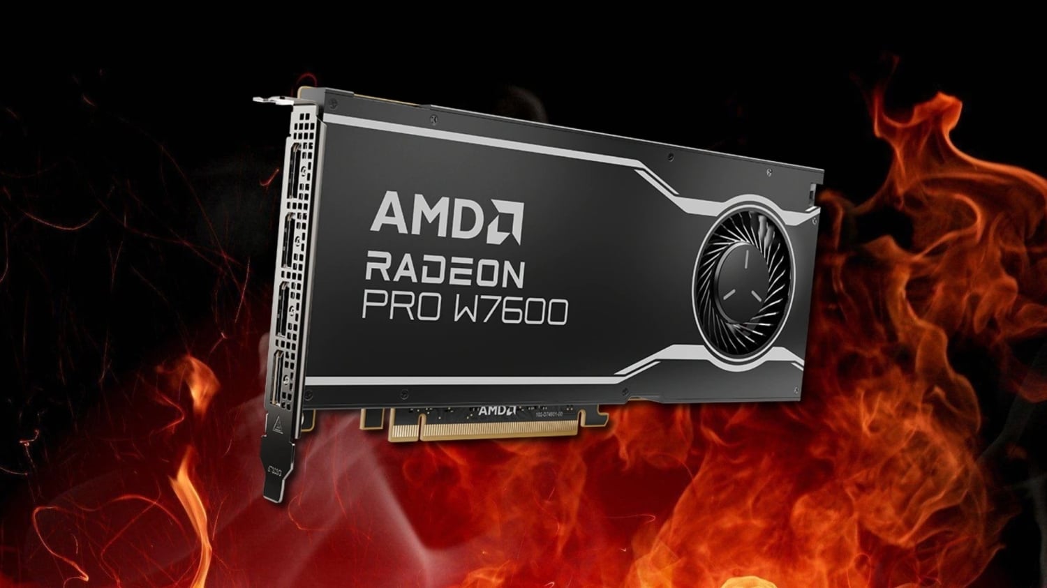 AMD's new single-slot Radeon Pro W7600 workstation GPU allegedly has major cooling problems