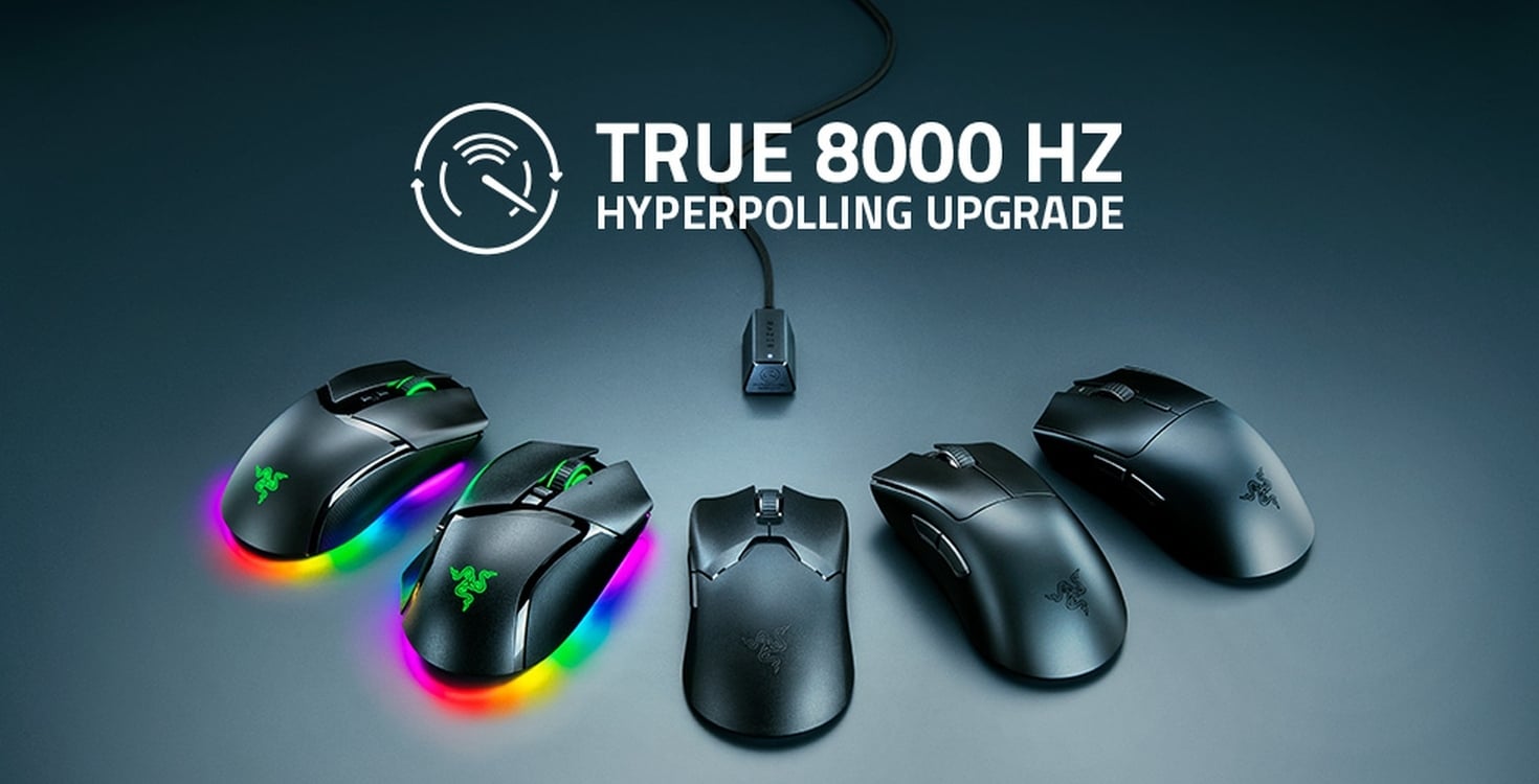 Razer brings 8000 Hz wireless polling to a bunch of its existing mice ...