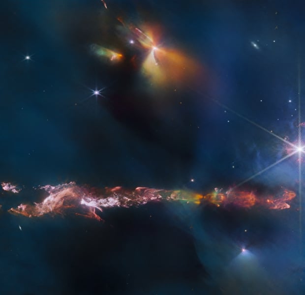 World's most powerful space telescope photographs a newborn star within ...
