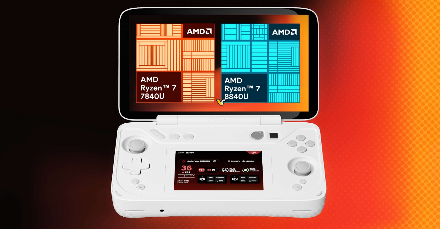 AYANEO and GPD's new clamshell gaming handhelds feature AMD's new Hawk ...