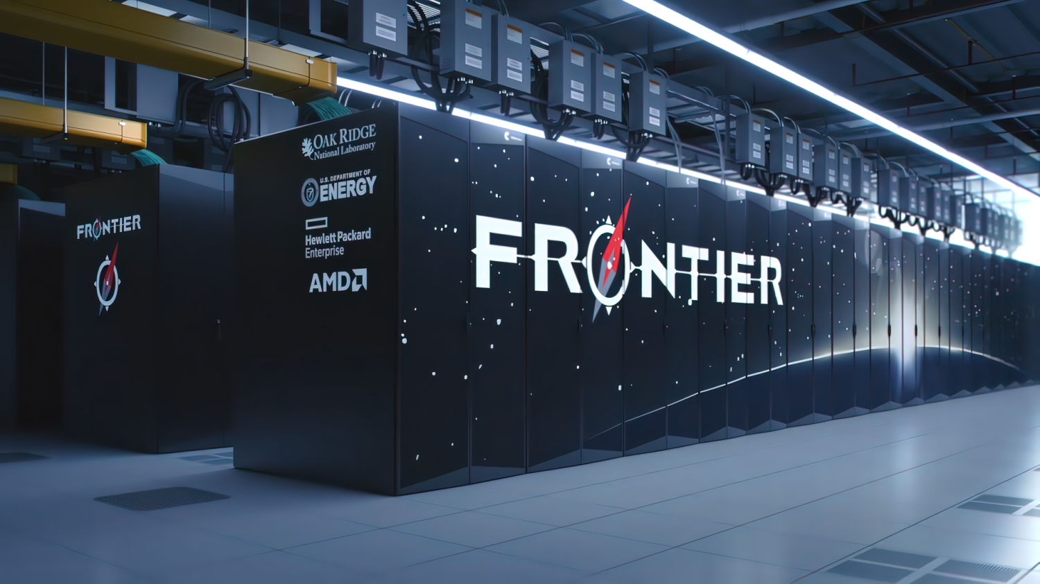Frontier supercomputer with 3000 x AMD Instinct MI250X cards: 1 ...
