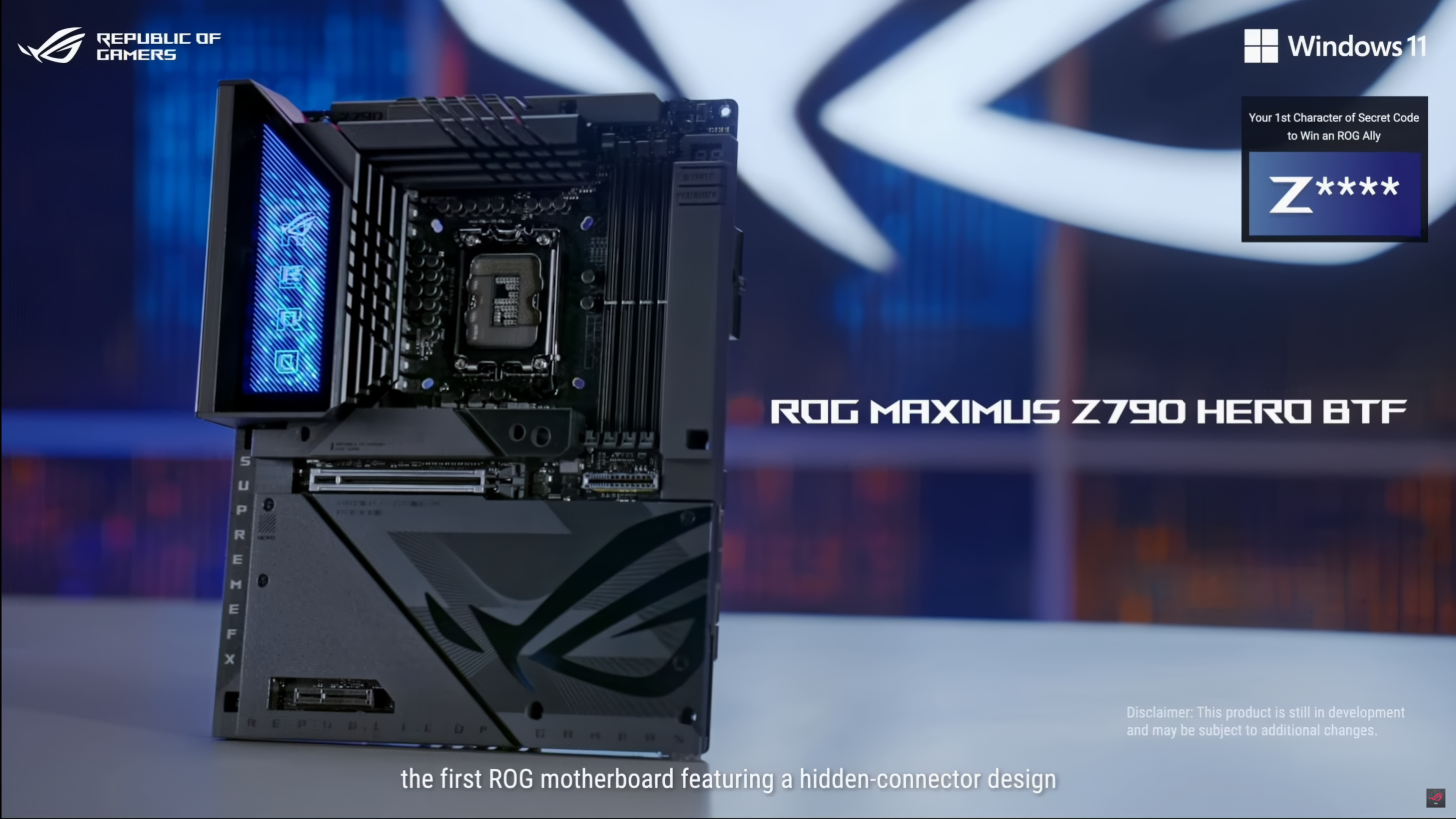 ASUS intros ROG Maximus Z790 Hero BTF motherboard with hidden power ...