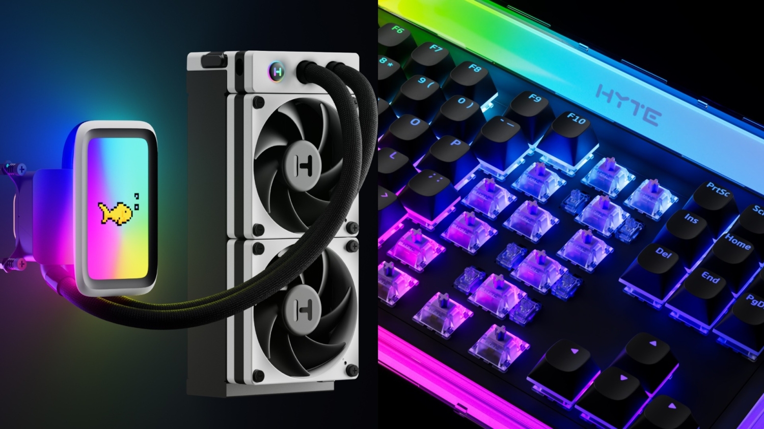 HYTE announces its first AIO liquid cooler and keyboard, definitely for ...