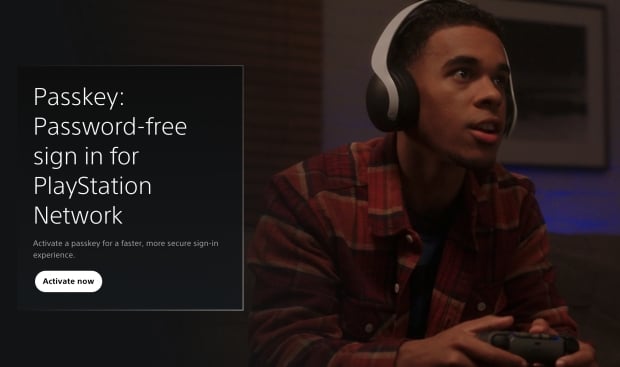 Sony readies PlayStation Network passkey support for more secure sign-ins