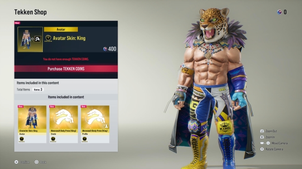Tekken 8's microtransaction store is now open for business
