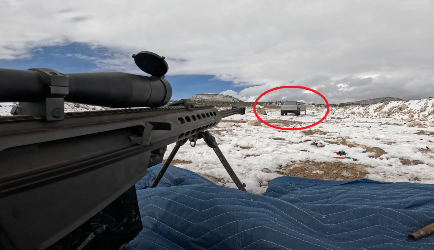 YouTuber fires .50 caliber bullet at Cybertruck to test its bullet ...