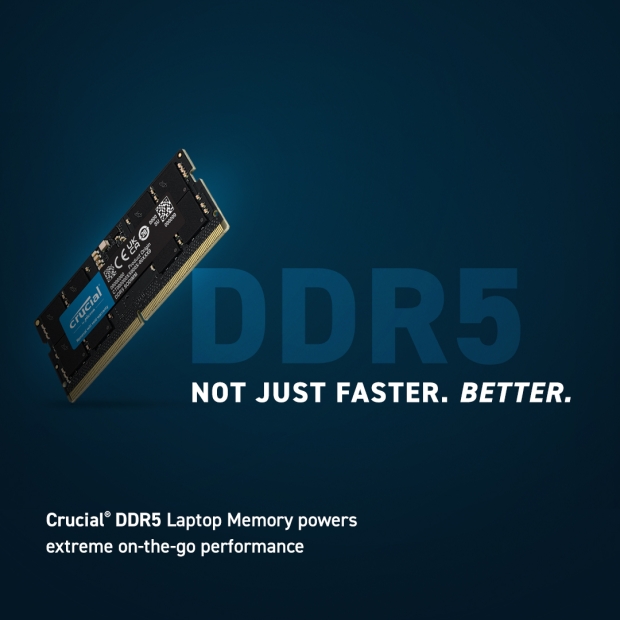 Crucial has new 12GB DDR5 memory, sits between 8GB and 16GB DDR5 memory