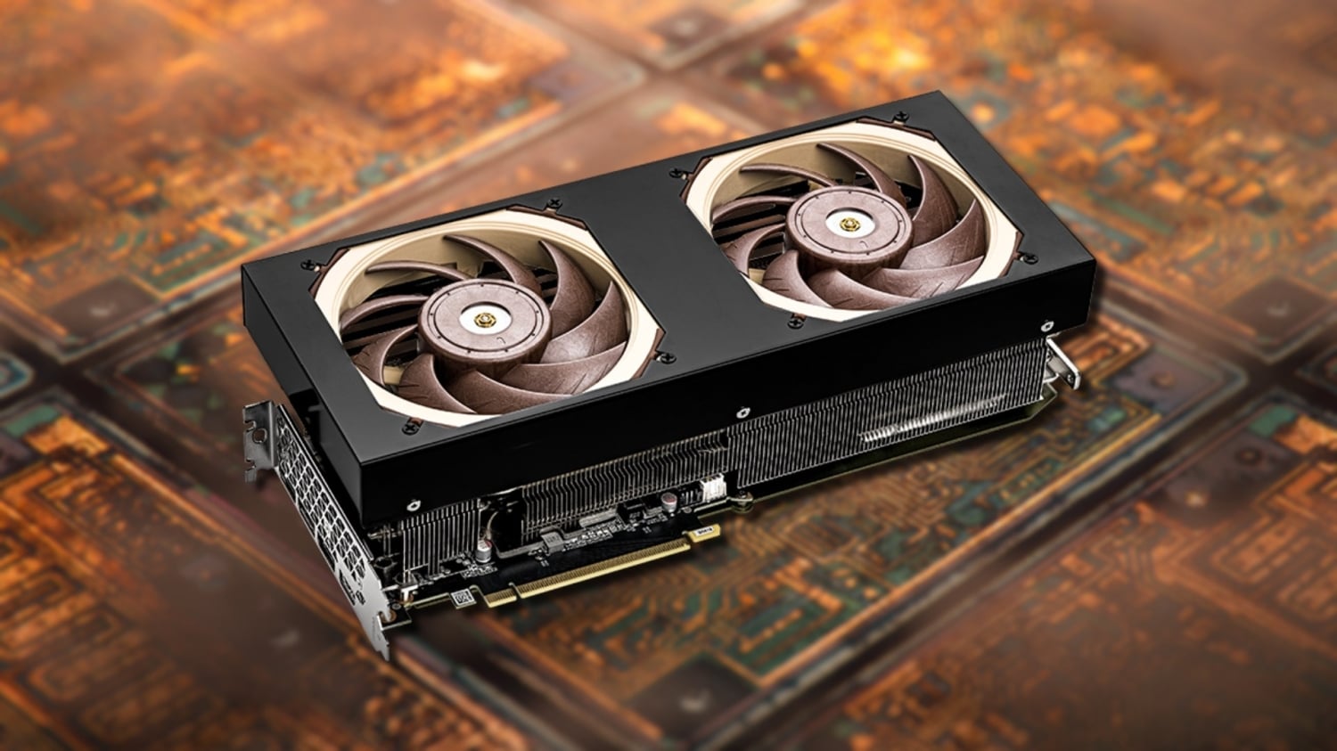 Sycom's Silent Master GeForce RTX 4070 Ti SUPER uses Noctua Fans and it ...