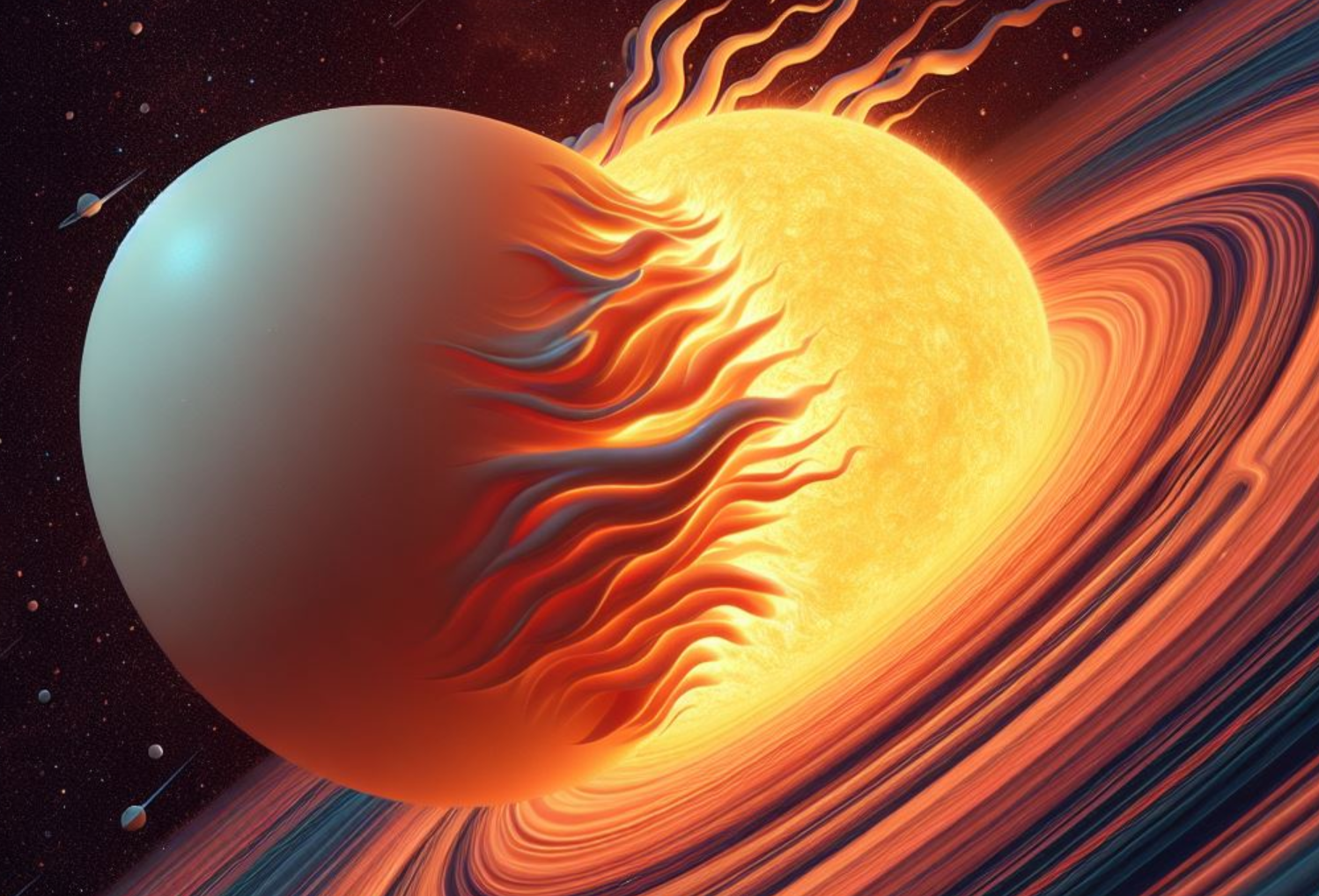 Researchers discover egg-shaped object in deep space caught in death spiral
