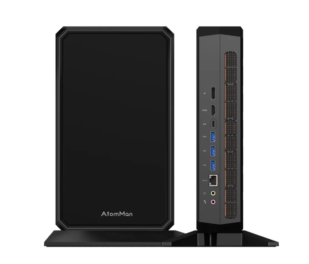 Minisforum's new AtomMan AI Mini-PC is liquid-cooled with AMD 'Hawk ...