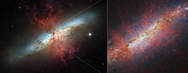 Scientists peer into the heart of an explosive galaxy in unprecedented ... Scientists peer into the heart of an explosive galaxy in unprecedented ...