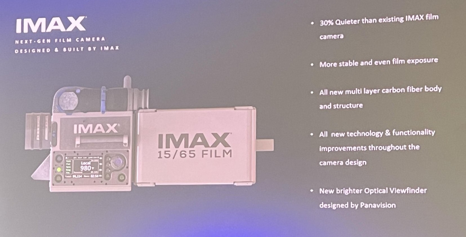IMAX teases its next-gen film camera: 30% quieter than existing IMAX ...