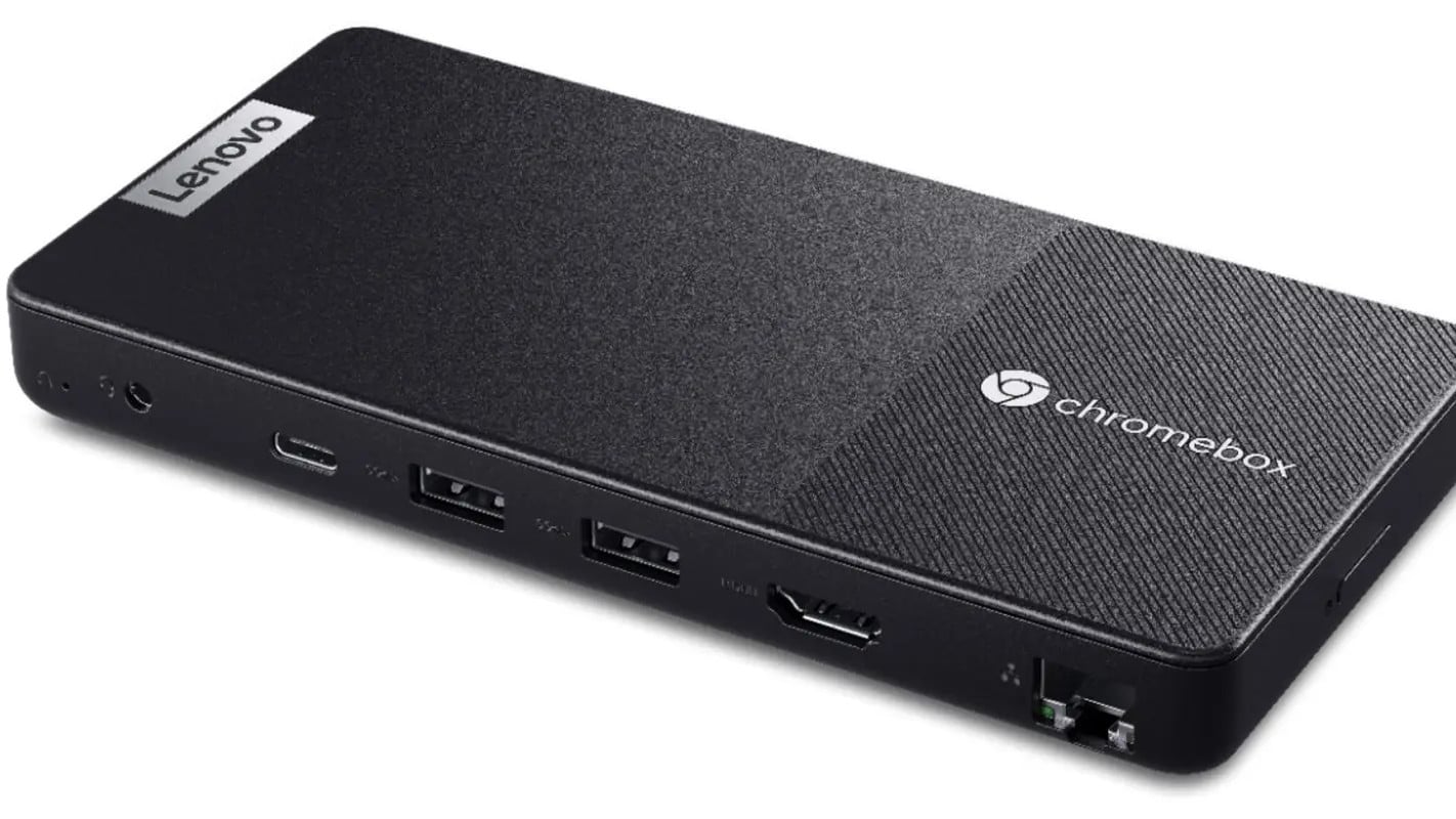 Lenovo's tiny Chromebox PC that's the size of an iPhone 16 is now on sale