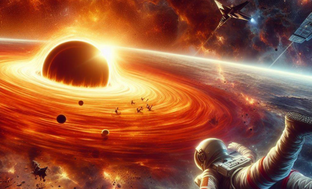 NASA supercomputer releases video of an astronaut falling inside a ...