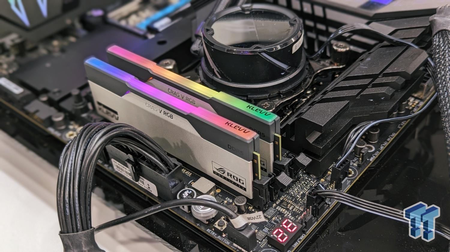 KLEVV shows off DDR5-10000, ROG, and LPCAMM2 memory alongside stunning ...