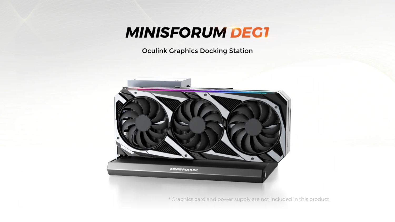 Minisforum DEG1 eGPU dock launches for $99, PCIe Gen 4 interface and ...