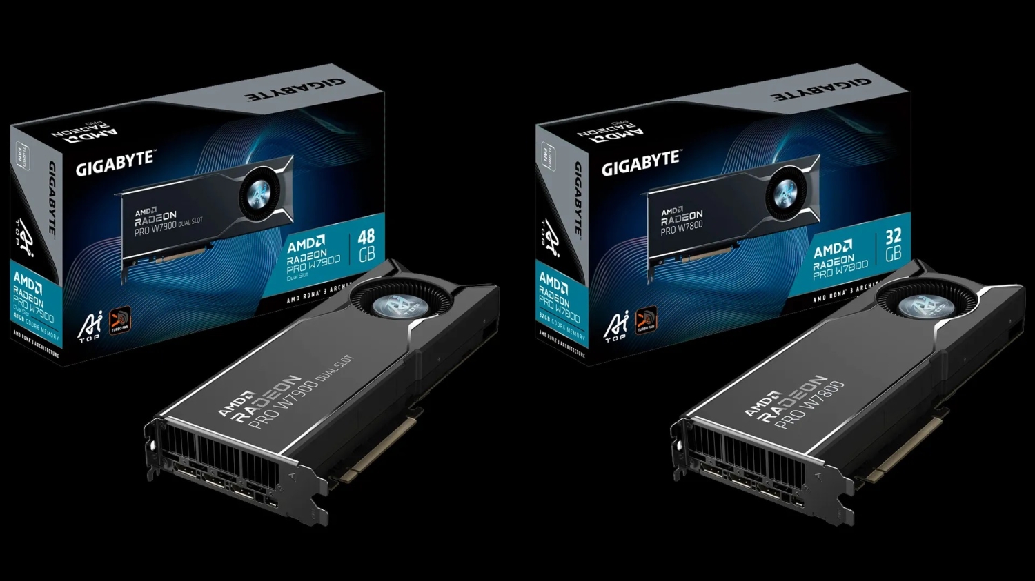 GIGABYTE launches Radeon PRO W7900 Dual Slot AI TOP 48G with 48GB of ...