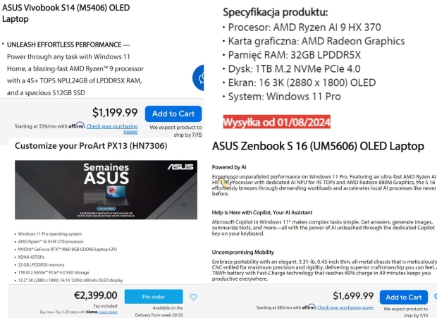 AMD's new Zen 5-based Ryzen AI 300 'Strix Point' APUs launch on July 15 ...