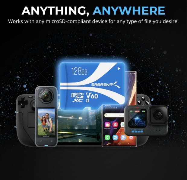 Sabrent launches new Rocket V60 microSDXC memory card: for smooth ...