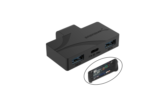 Sabrent USB Type-C 3-Port Gaming Hub for Steam Deck will amplify your ...