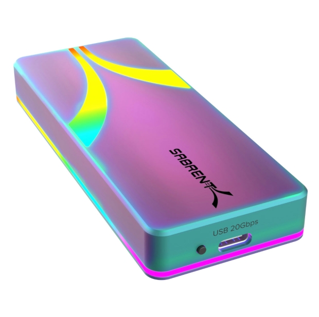 Sabrent unveils new Rocket RGB USB-C 20Gbps M.2 SSD Enclosure, Special ...