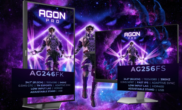 AOC launches two AGON eSports gaming monitors with ultra high refresh rates