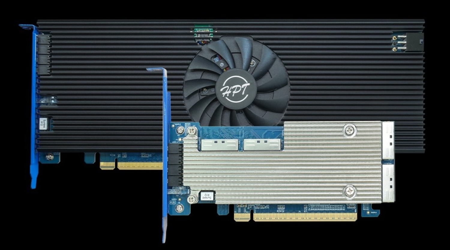 HighPoint teases industry's first PCIe 5.0 x16 NVMe storage: up to 2PB capacity, 60GB/sec reads
