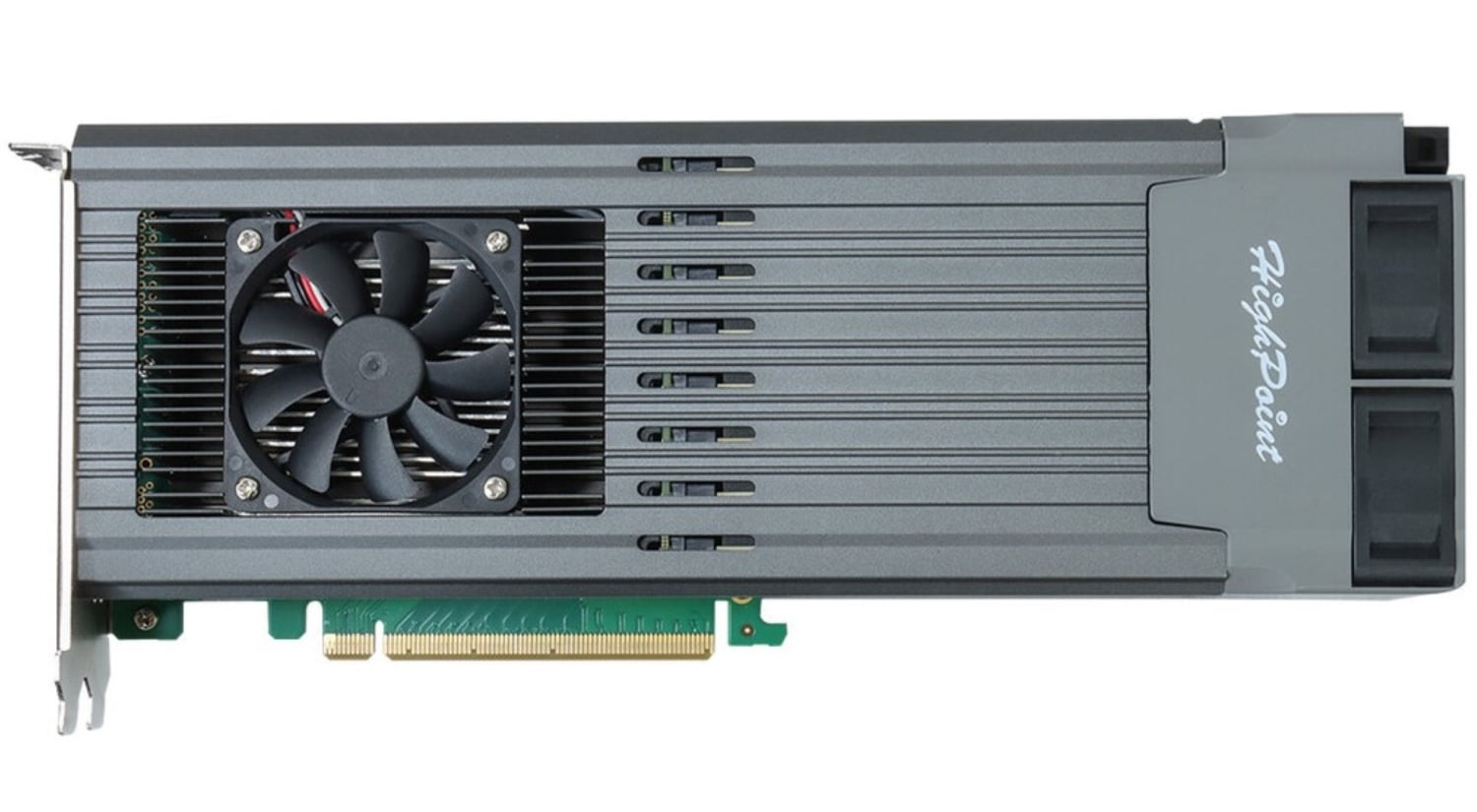 HighPoint's industry-first 16 x SSD AIC: 16 x Sabrent Rocket 4 Plus 8TB ...